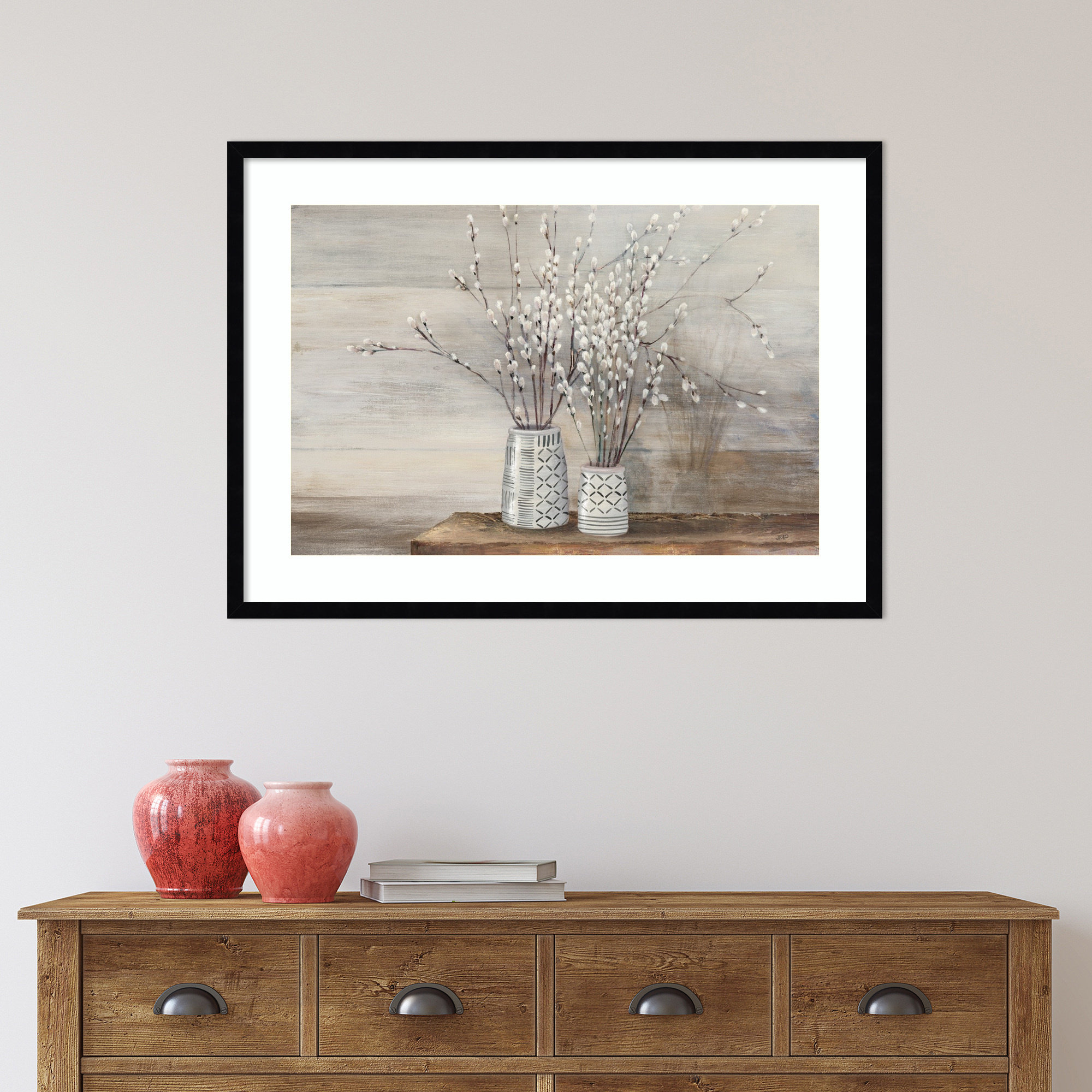 Rosalind Wheeler Pussy Willow Still Life with Designs by Julia Purinton ...