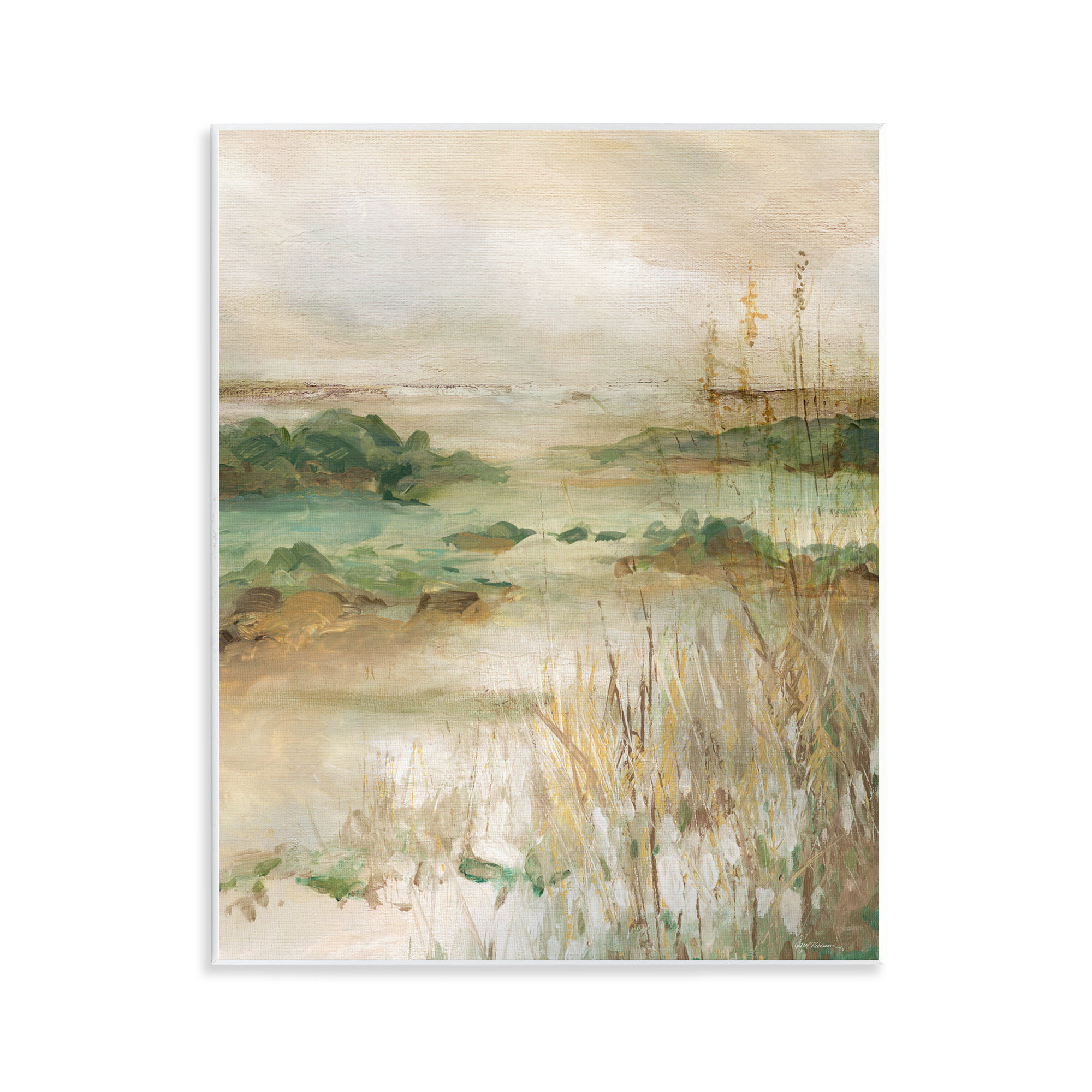 Ophelia & Co. Abstract Marshland Pond Wall Plaque, design by Carol ...