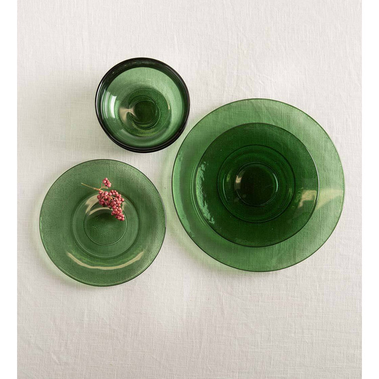 VivaTerra 10.5'' Glass Dinner Plate - Set of 6 & Reviews | Wayfair