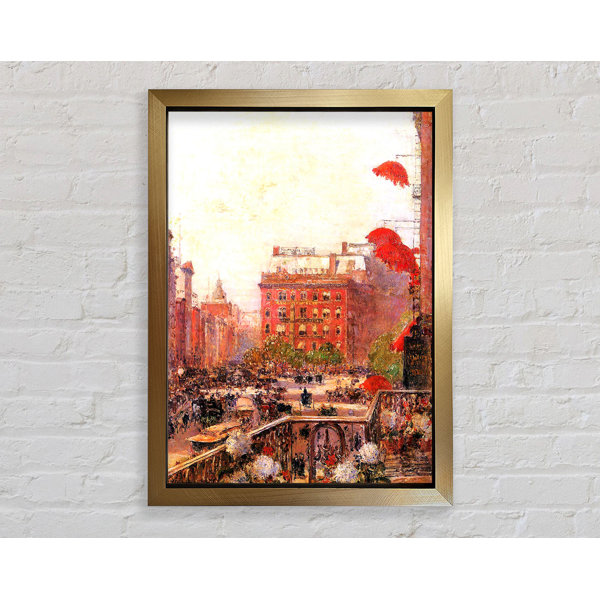 Rosalind Wheeler Broadway And Fifth Avenue - Single Picture Frame Art ...
