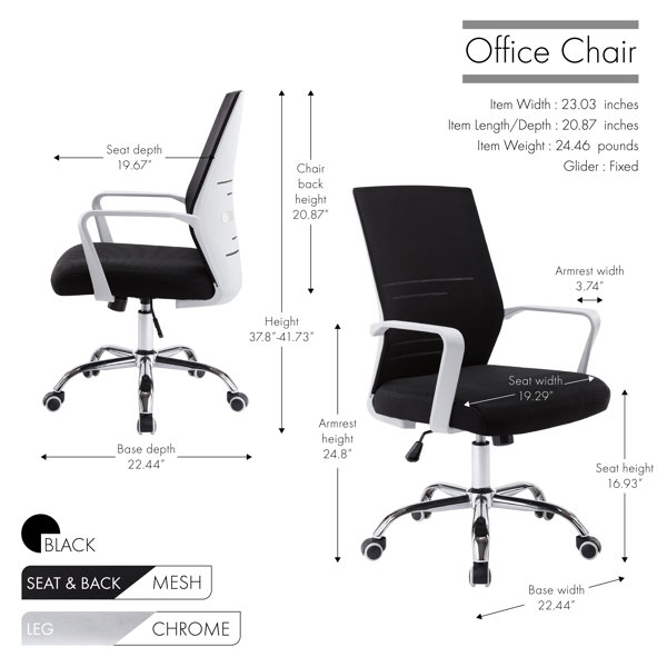Wade Logan® Fordham Mesh Conference Chair & Reviews | Wayfair