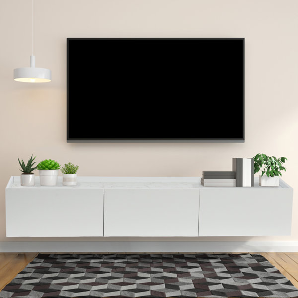 Latitude Run® Macaleb Floating TV Stand for TVs up to 70" | Wayfair