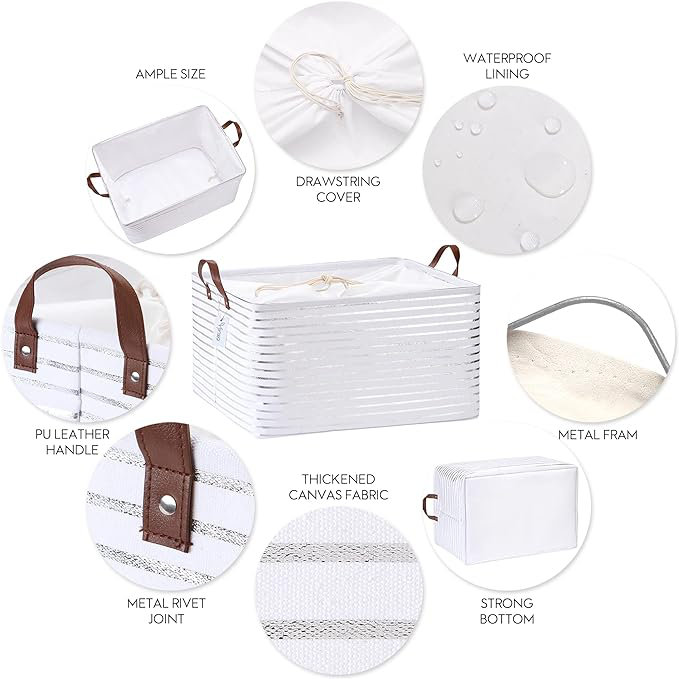 Latitude Run® Polyester Storage Bin | Wayfair