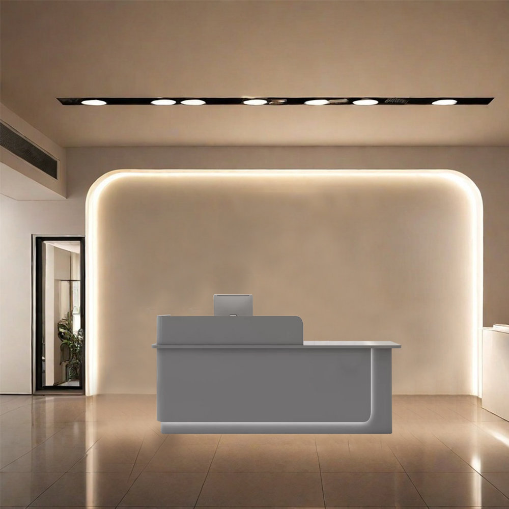 Artistic Soul XKX Premium Furniture Rectangular Modern Front Desk ...