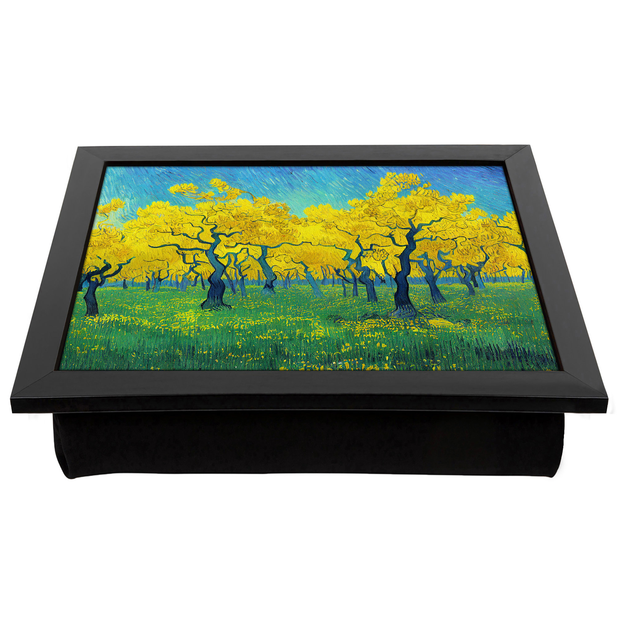 17 Stories Harmonious Spring Forest Lap Tray with Cushion | Wayfair.co.uk