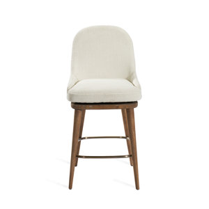 Interlude Harper Swivel 26" Counter Stool | Wayfair