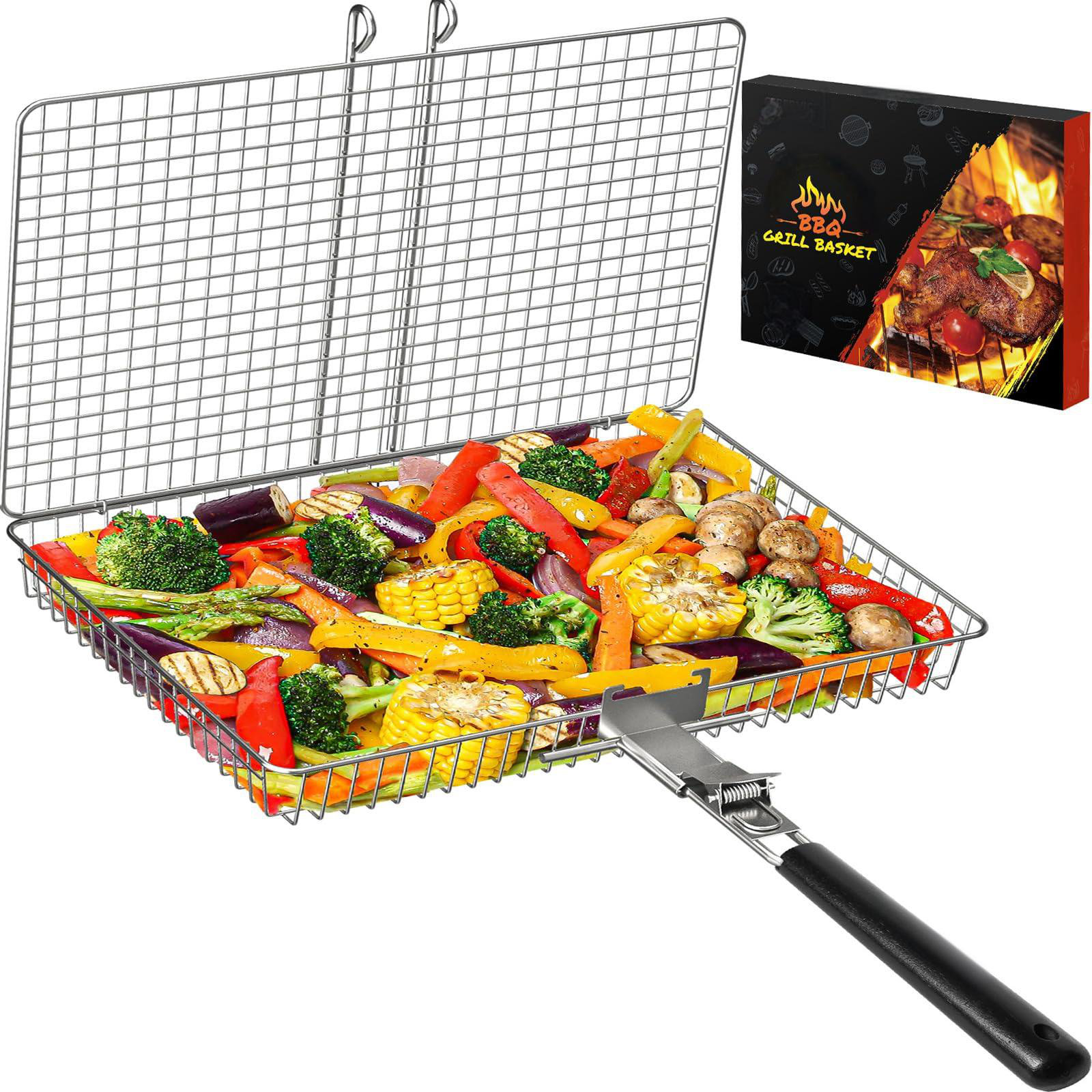 MERCURY CITY LLC Grill Basket Extra Large, SUS304 Stainless Steel ...
