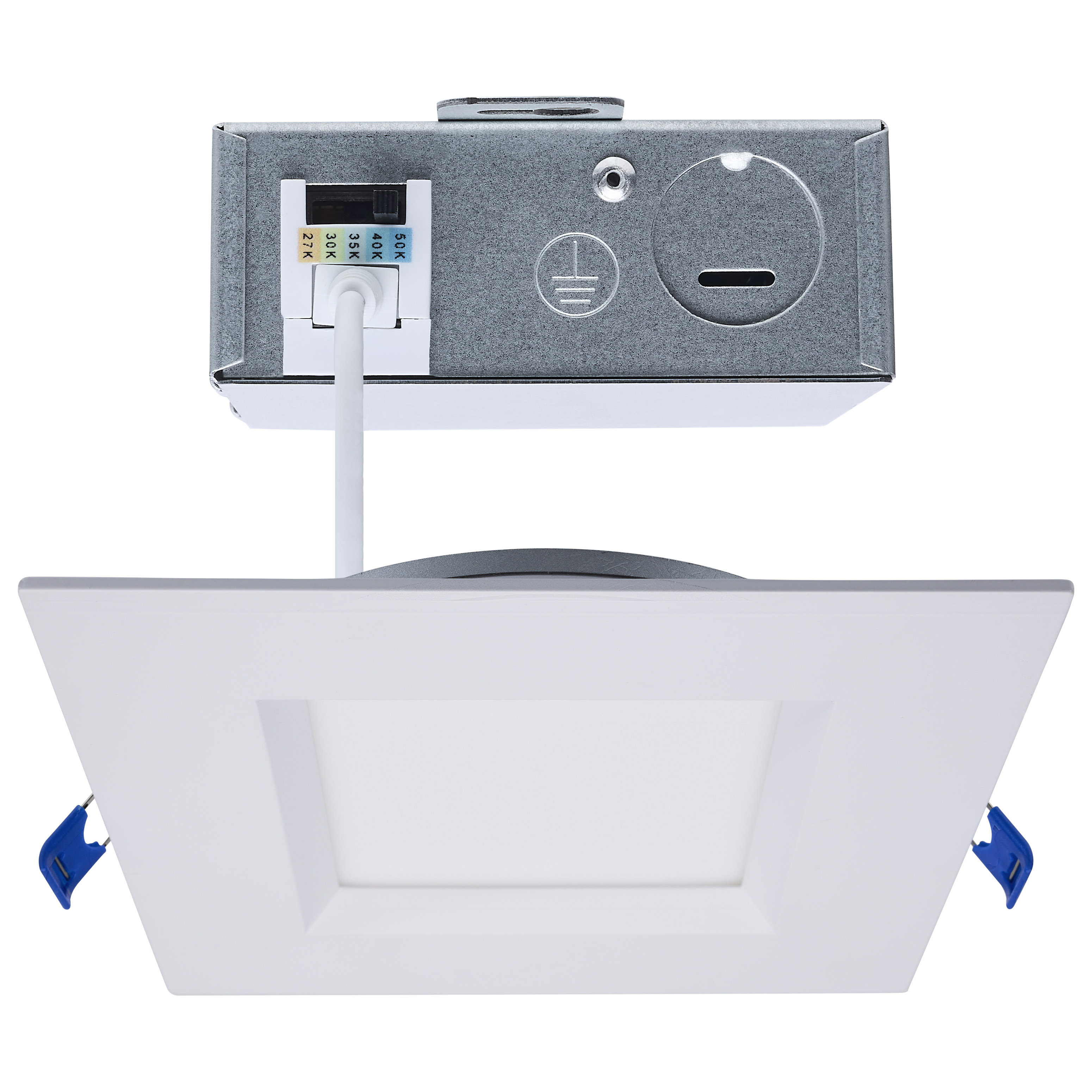 Satco 12 Watt LED Canless Low Profile Regress Baffle Downlight - 6 Inch ...
