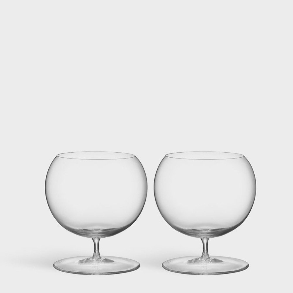 Orrefors Geometry 22.5oz. Handmade Crystal Snifter Set | Wayfair
