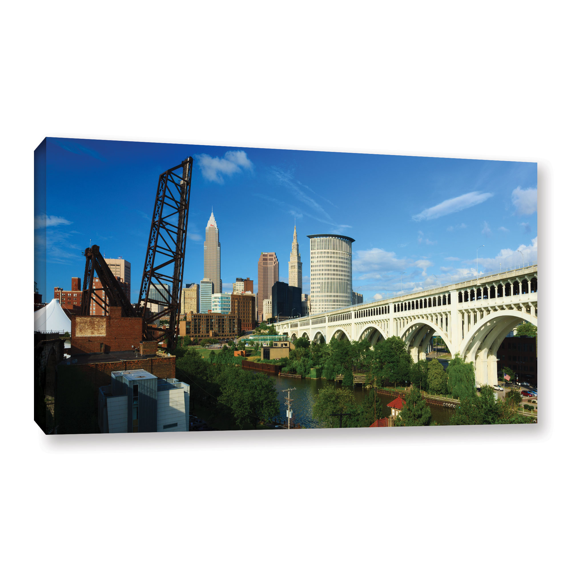 Ebern Designs Cleveland 11 by Cody York - Wrapped Canvas Photograph ...