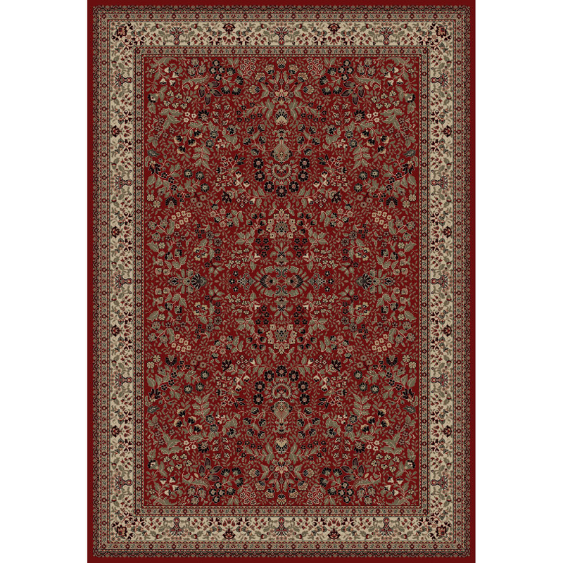 Alcott Hill® Izaiah Oriental Red/Beige Area Rug & Reviews | Wayfair