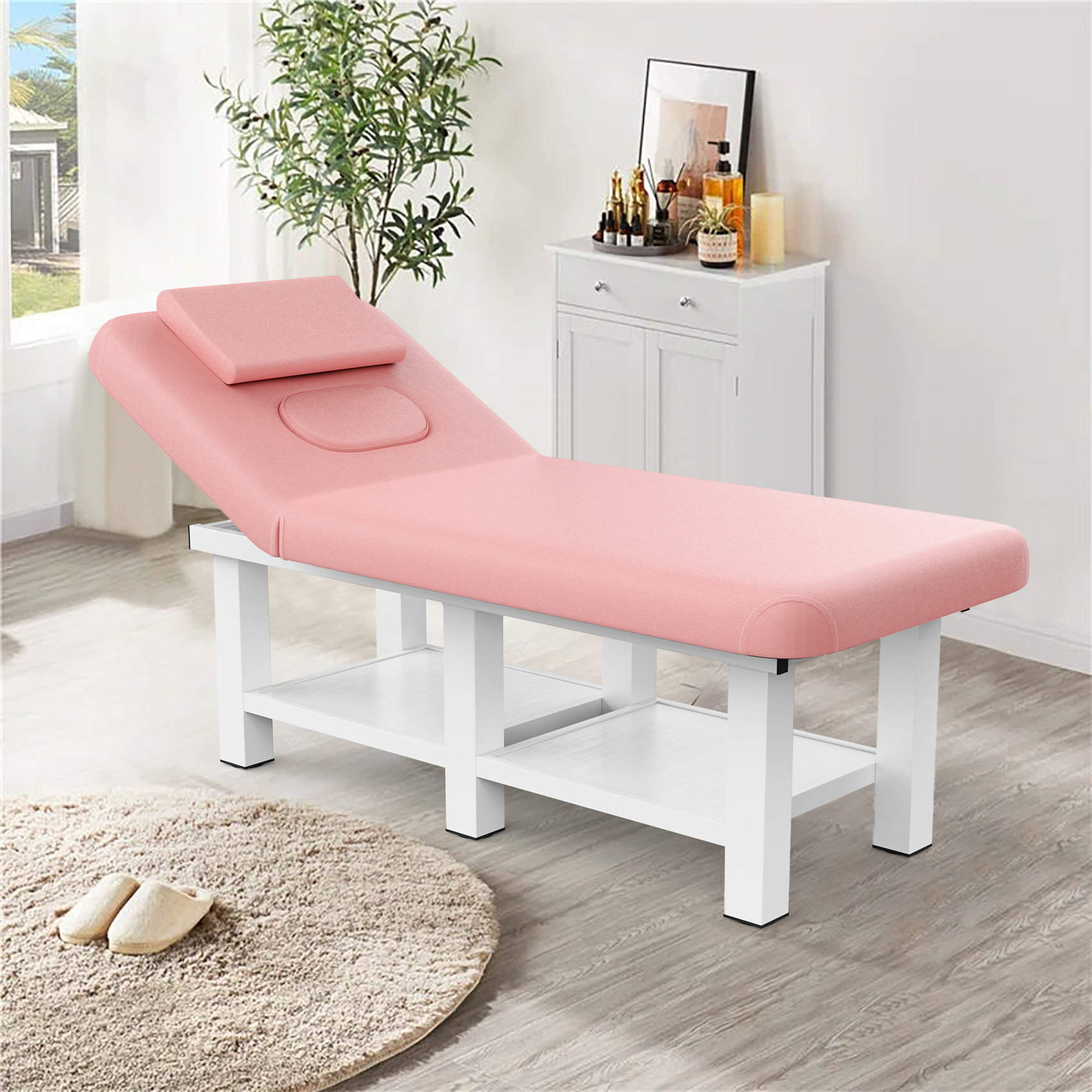 Inbox Zero Miljenka 75" Professional Massage Table Beauty Lash Facial ...