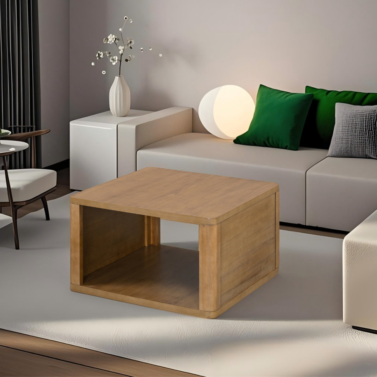 Ebern Designs Square Coffee Table For Living Room | Wayfair