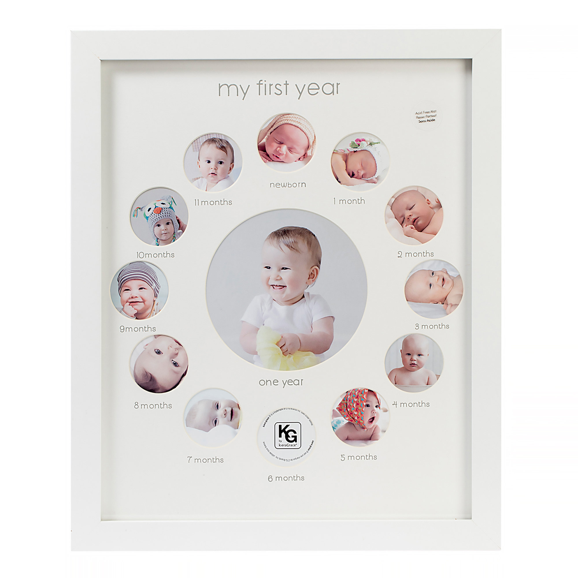 Kiera Grace Kirea Grace Wall Mounted Photo Collage Frame - Display 1-5 ...