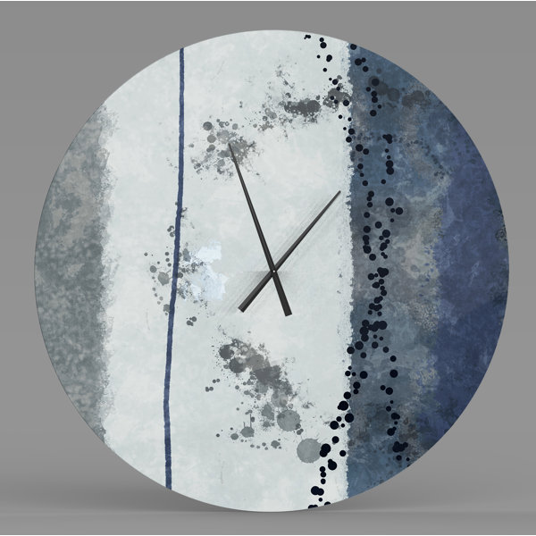 Ebern Designs Bell Trace Metal Wall Clock | Wayfair