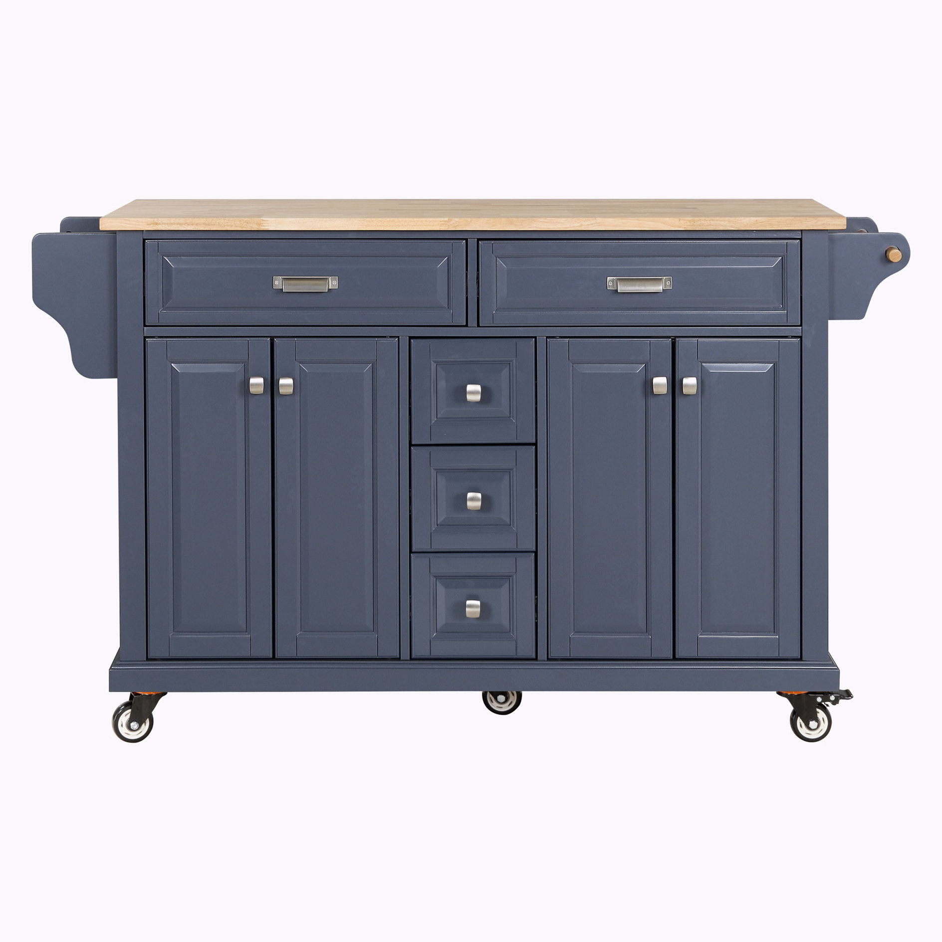 Lark Manor Kitchen Island with Storage - Wayfair Canada