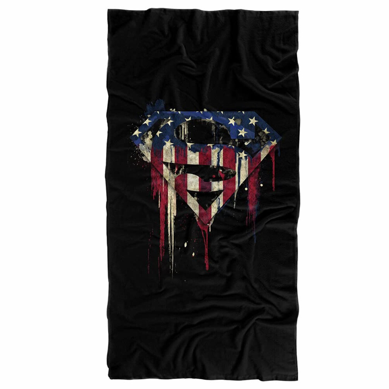17 Stories Superman Bleeding Shield Beach Towel - 30x60 Inch Officially ...