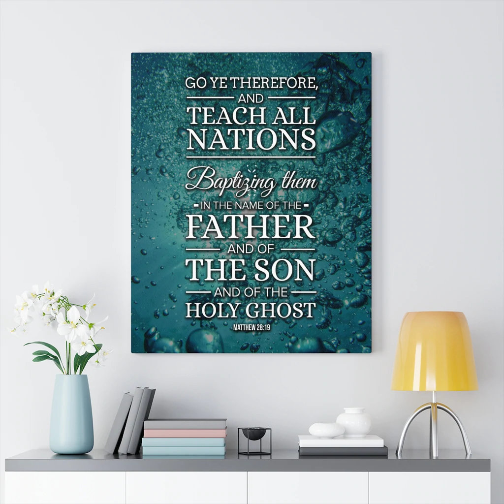 Trinx Teach All Nations - Wrapped Canvas Textual Art | Wayfair