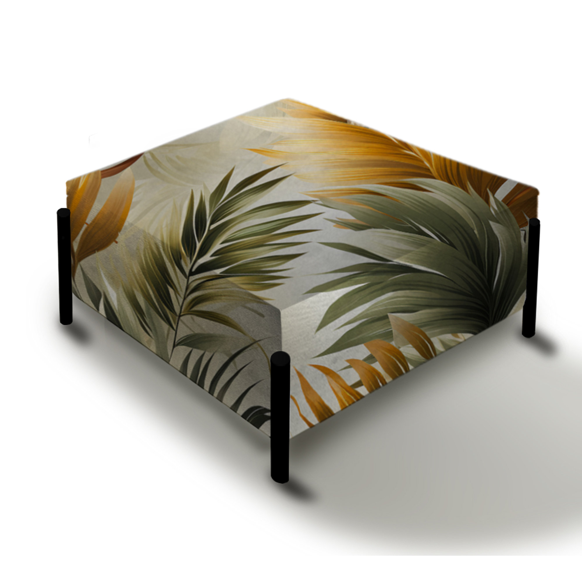 Design Art Tropical Geometry Tropical Pattern - Tropical Large Square ...