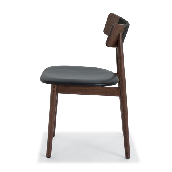 AllModern Sakina Leather Low Back Side Chair | Wayfair
