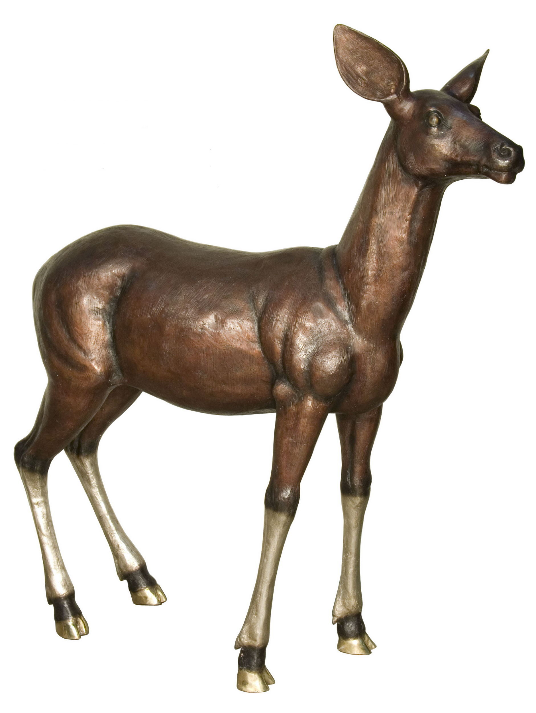 Loon Peak® Hatton Deer Female Statue | Wayfair