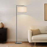Silver Floor Lamps You'll Love | Wayfair