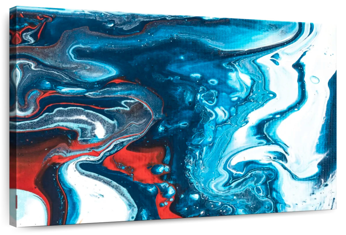 Wade Logan® Avery Abstract Marble Flow | Wayfair