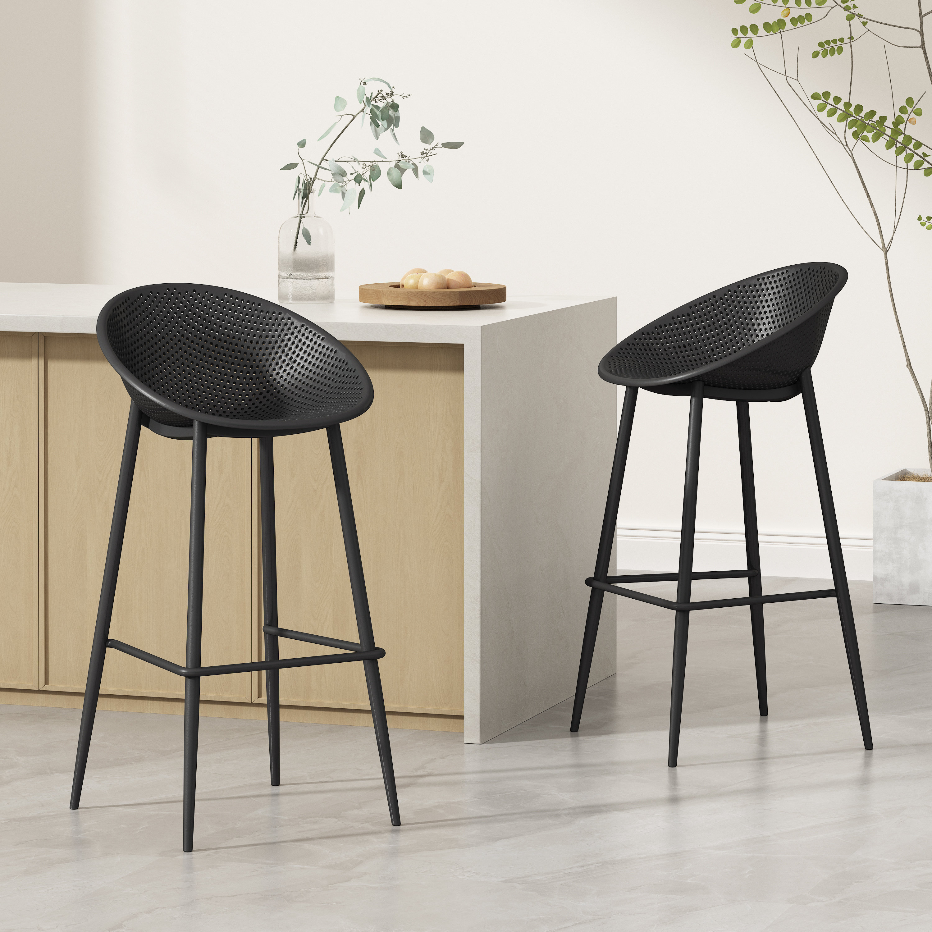 George Oliver Jeremias PP Barstool | Wayfair