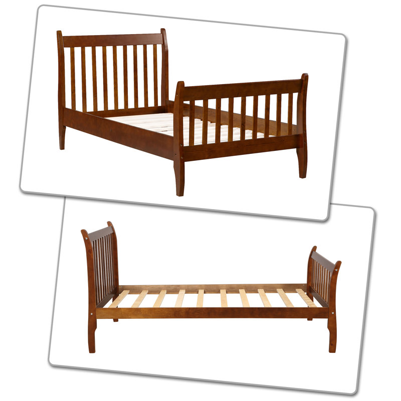 Charlton Home® Dayzie Slat Headboard Bed | Wayfair