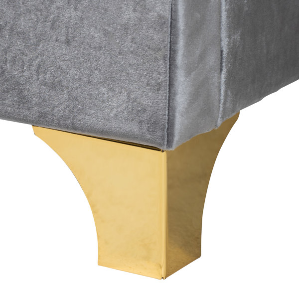 House of Hampton® Fllanza Queen Tufted Standard Bed | Wayfair