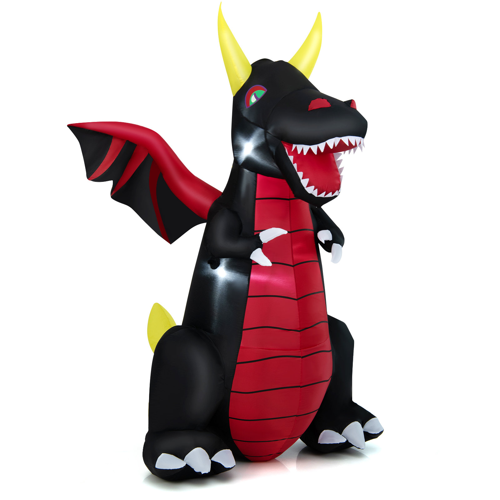 The Holiday Aisle® 8 Ft Tall Halloween Inflatable Dragon Indoor Outdoor ...
