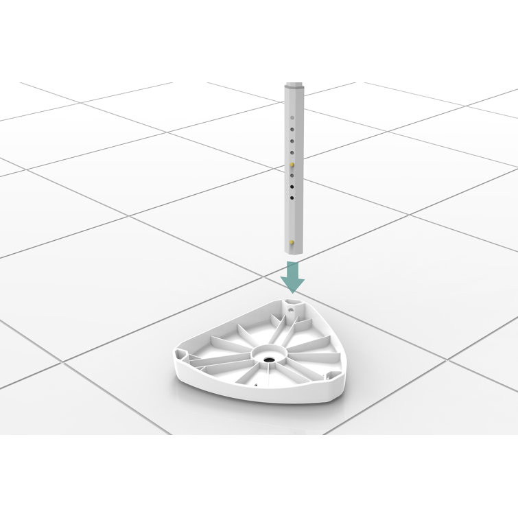 HEALTHCRAFT Shower Stool With Height Adjustment, Portable Shower Seat ...