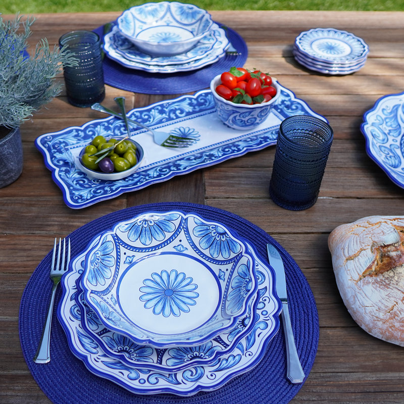 Certified International Veranda Melamine 12 pc Dinnerware Set | Wayfair