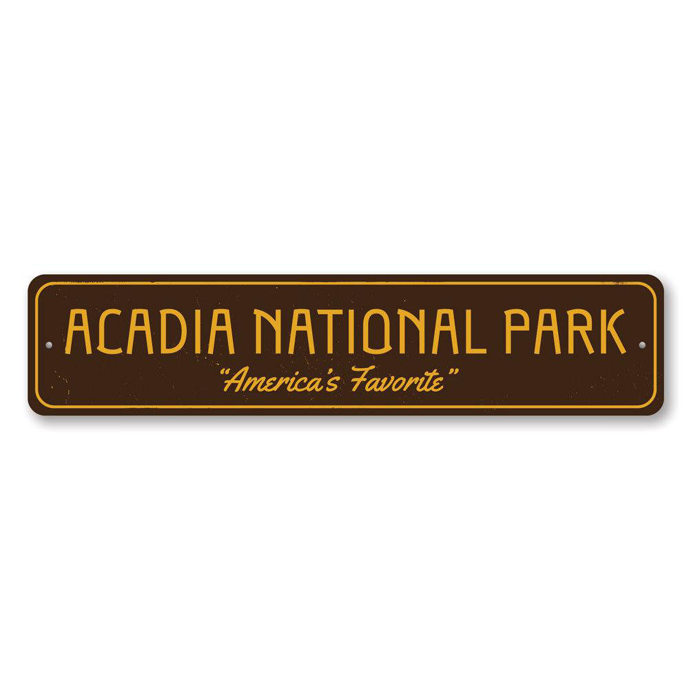 Lizton Sign Shop, Inc Acadia National Park Custom Aluminum Sign | Wayfair