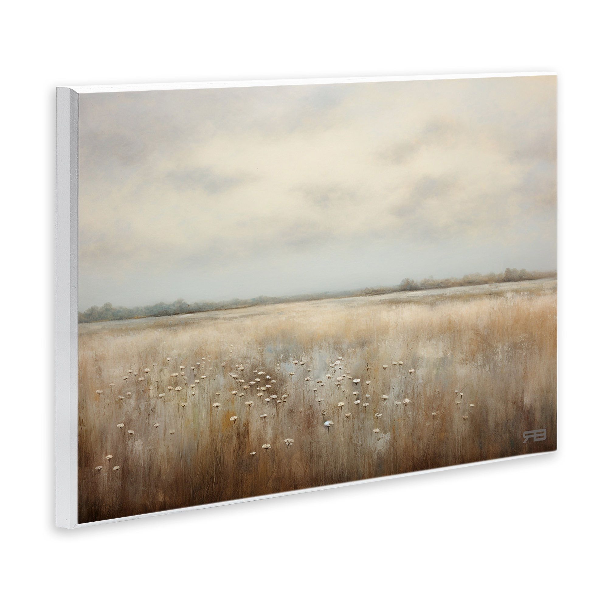 Ophelia & Co. Subtle Flower Meadow Framed Giclee Art by Roozbeh ...