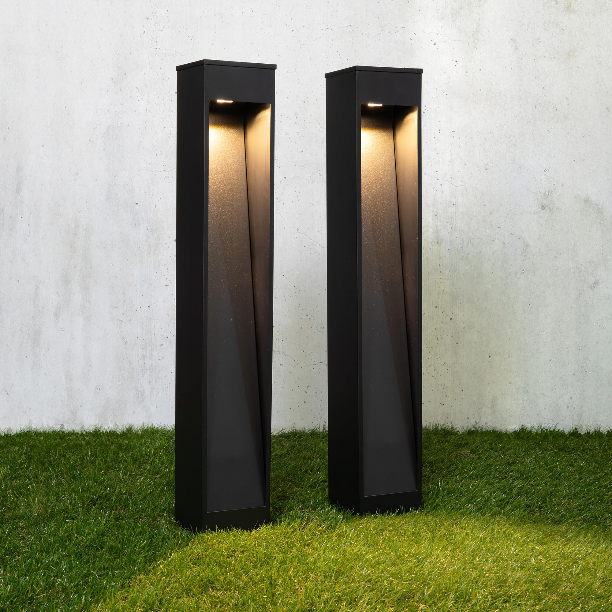 Wendes Kem Satin Solar Powered Aluminum Pathway Light Kit | Wayfair