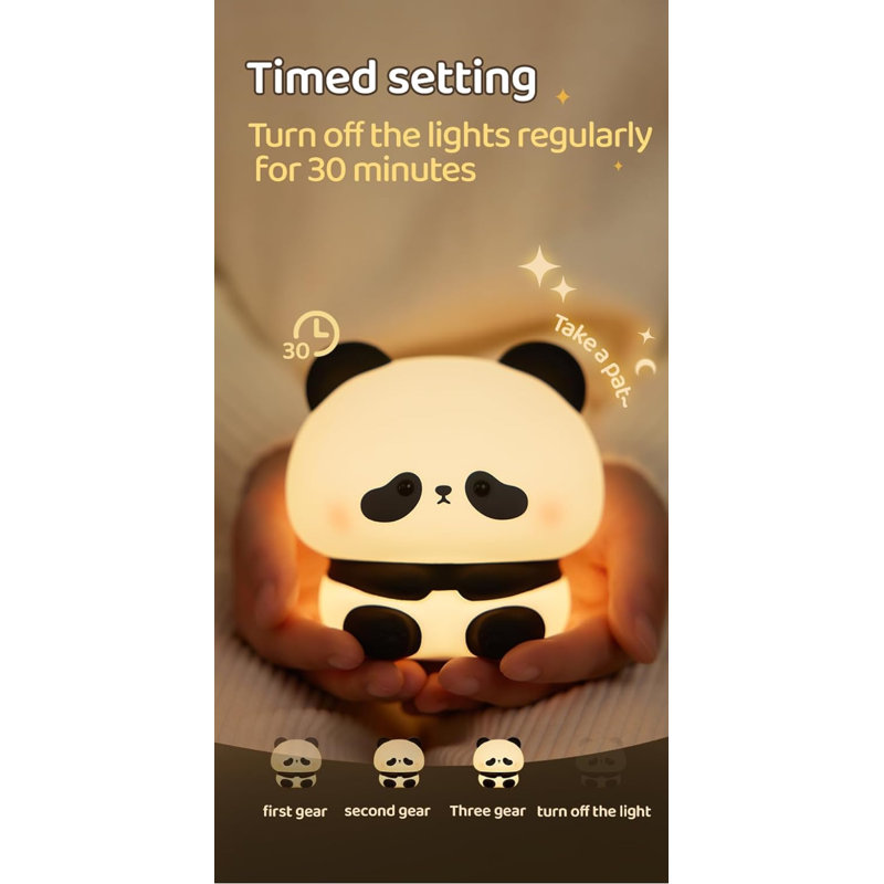 Rephen Cute Panda Night Light | Wayfair