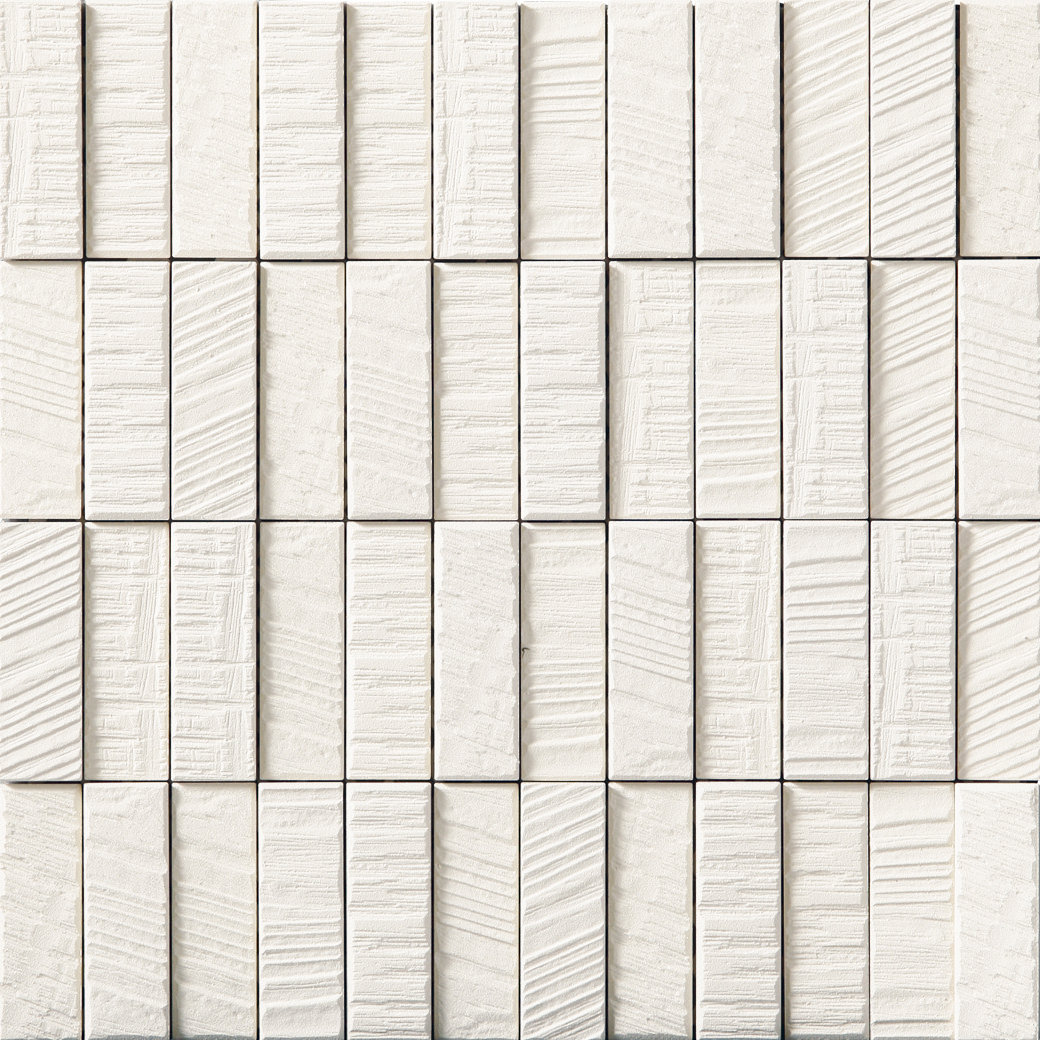 INAX Roughsawn 1" x 3" Ceramic Linear Mosaic Wall Tile | Perigold