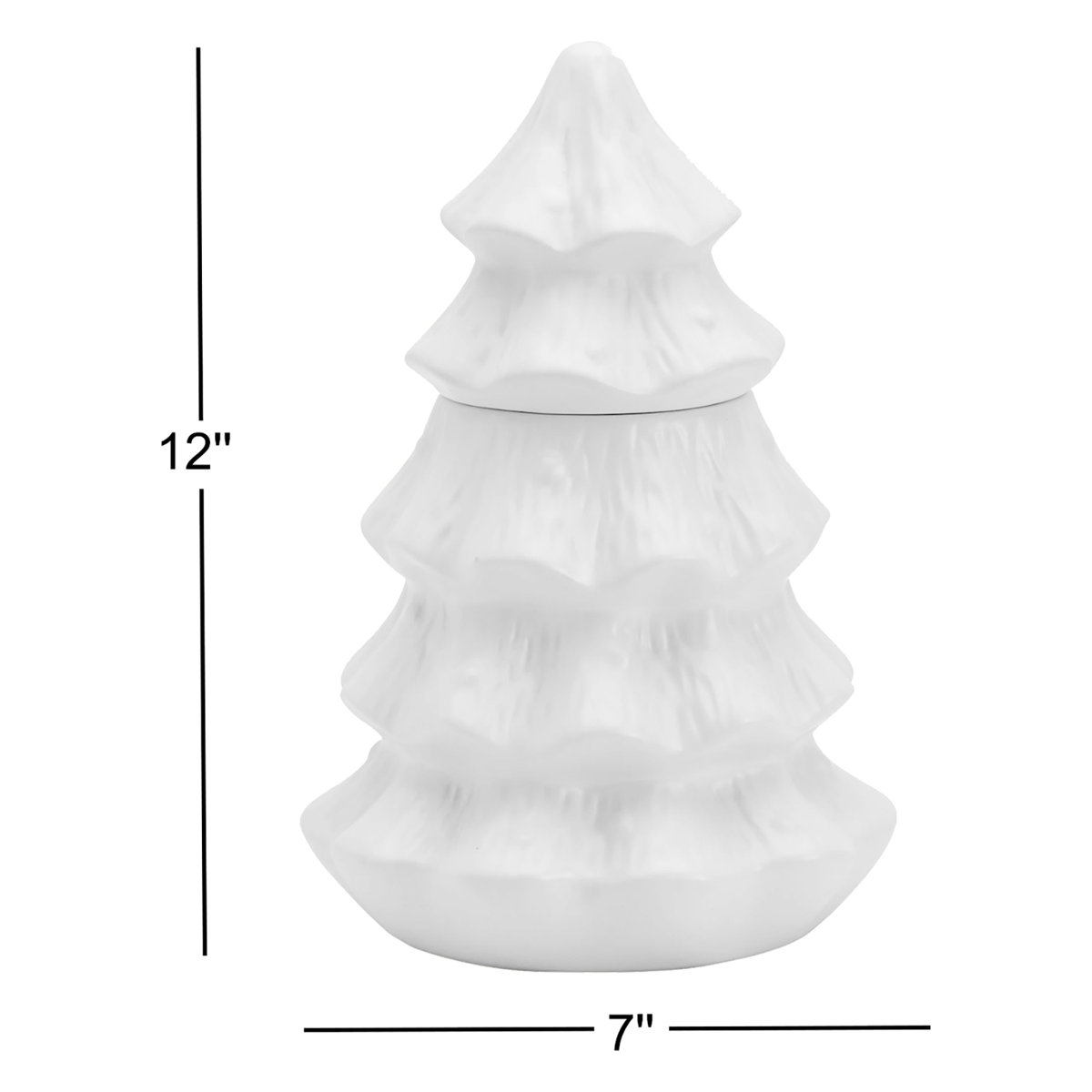 Tabletops Gallery TTU Gallery Stoneware Christmas Tree Cookie Jar ...