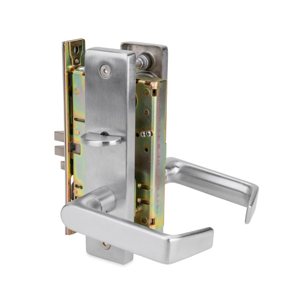 Trans-Atlantic DXML Series Brushed Chrome Grade 1 Privacy Mortise Door ...
