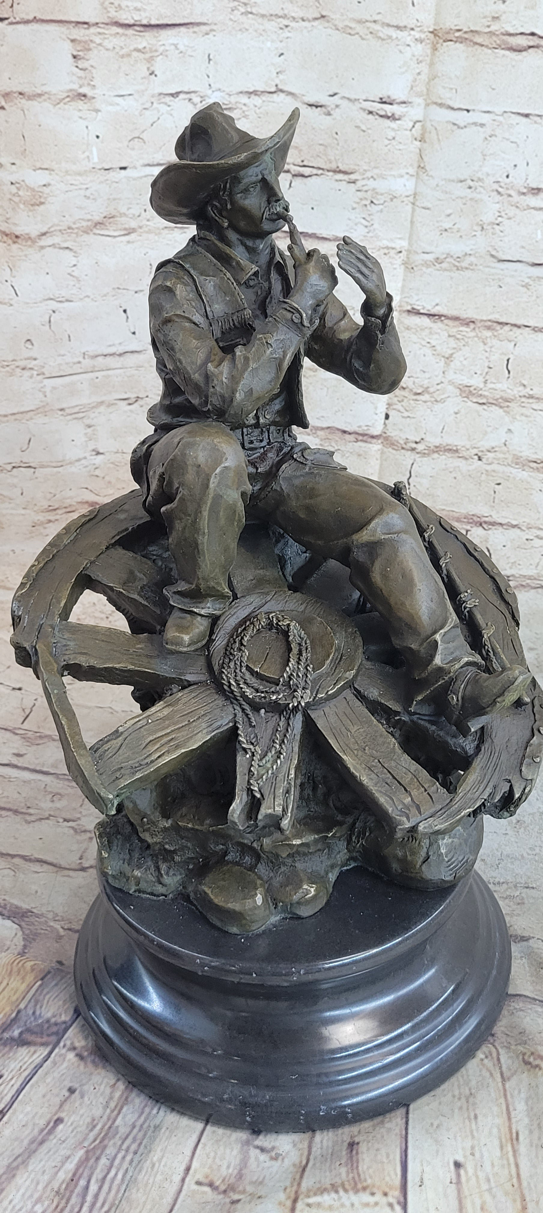 Foundry Select Amanah Extra Large Original Lonely Cowboy Western Art ...