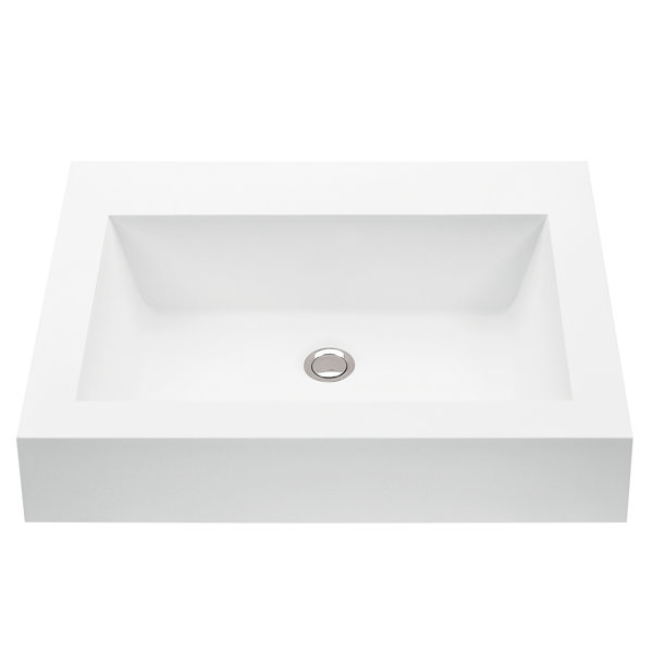 MTI Baths MTI Metro 1 22.25" Semi-Recessed Bathroom Sink - Wayfair Canada