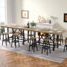 17 Stories Bochini 62.99 L x 31.49 W Dining Table Counter Height ...