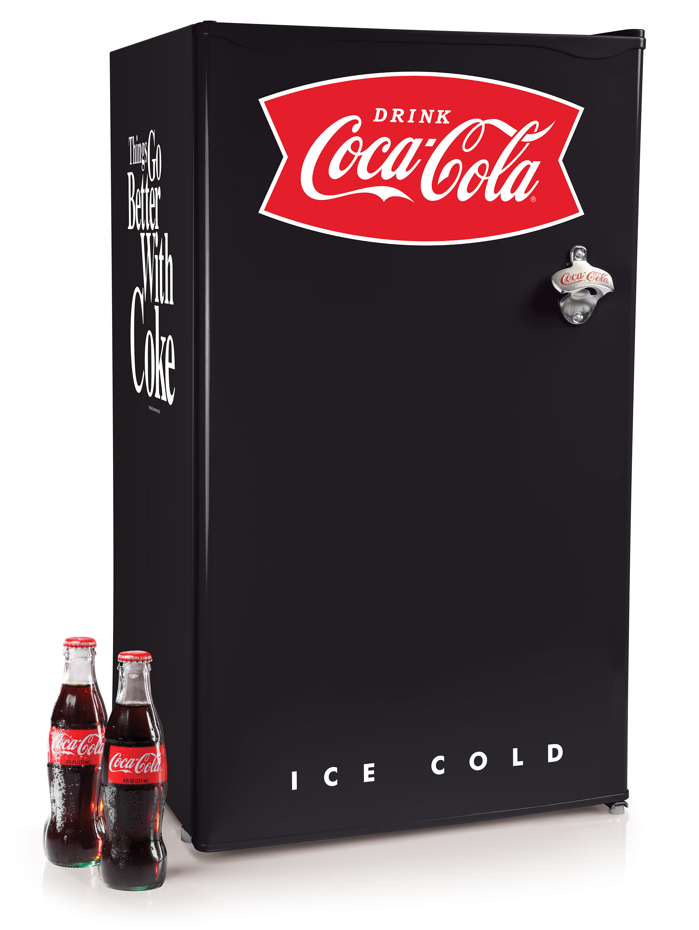 Nostalgia Coca-Cola 3.2 Cu. Ft. Refrigerator With Freezer & Reviews ...