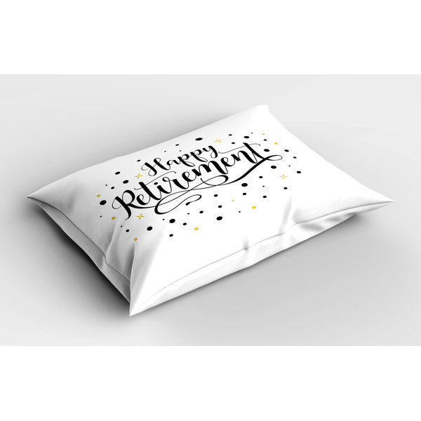 Ambesonne Retirement Pillow Sham 2 Pack Hand-Written Phrase Earth ...