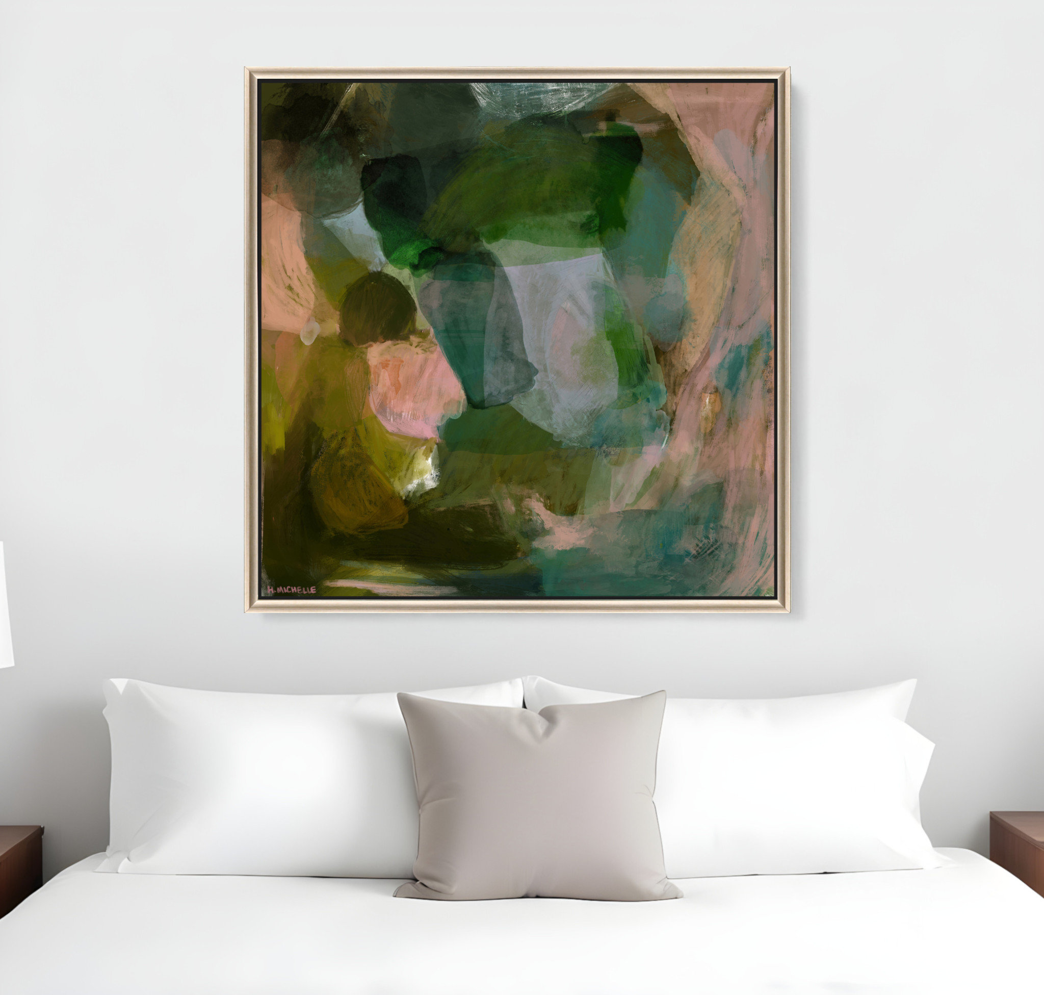 HomeRoots Manifest Silver Floater Frame Print Wall Art | Wayfair