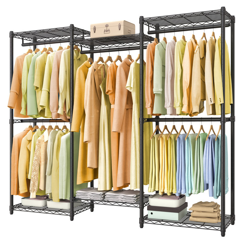 Rebrilliant Portable Closet Rack | Wayfair