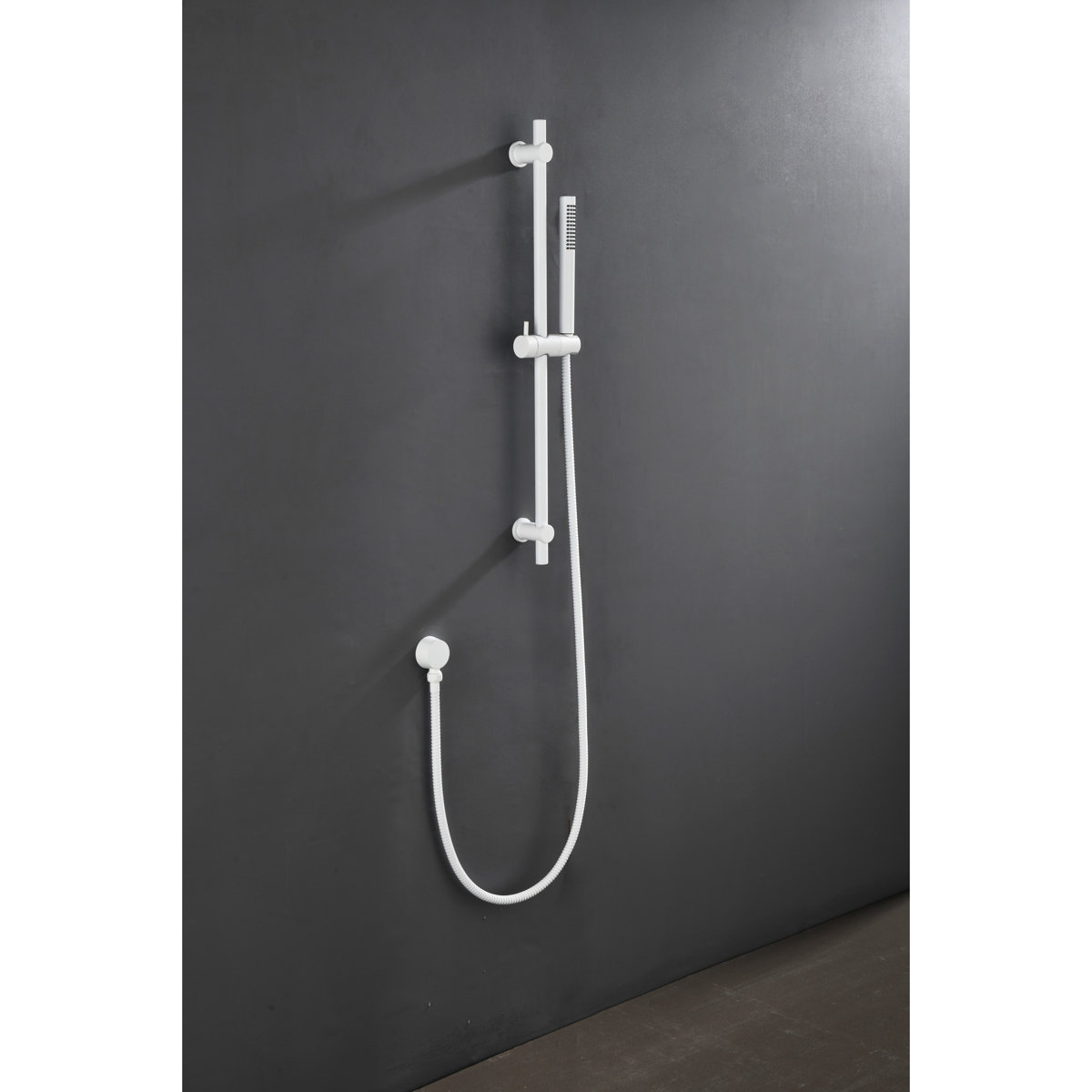 EchoElegance Stainless Steel Shower Slide Bar With Handheld And Extra ...
