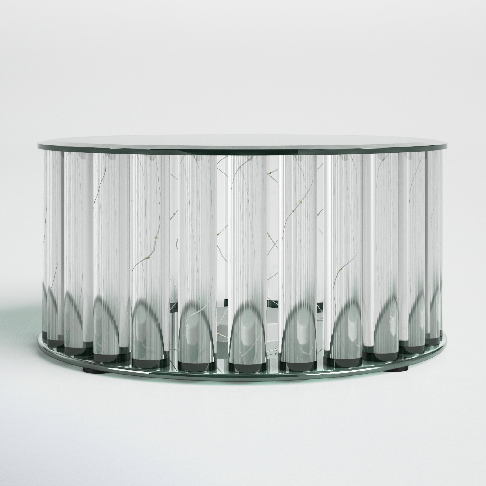 Wade Logan® Annetrud Alnajjar Mirror Light Up Cake Stand - Wayfair Canada