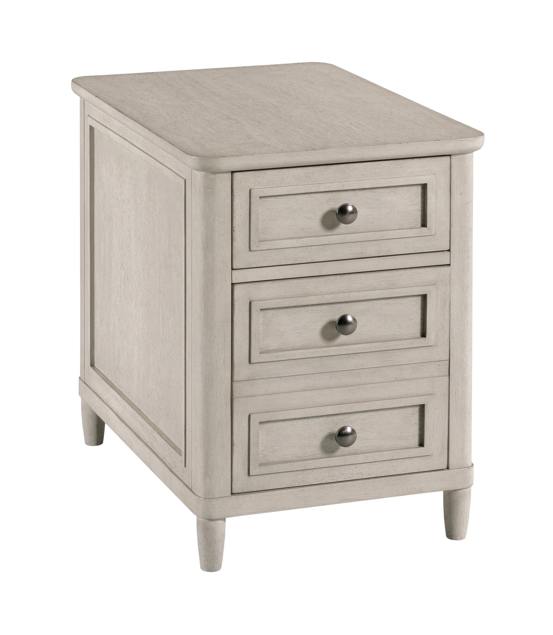 Wildon Home® Ashwika 25'' tall 3 - Drawer End Table | Wayfair